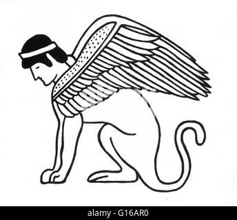 A sphinx is a mythical creature with, as a minimum, the body of a lion ...