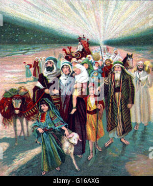 One of thirteen lithographs with scenes from Old Testament Biblical ...