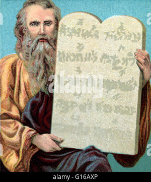 One of thirteen lithographs with scenes from Old Testament Biblical ...