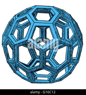 Figure Derived from Icosahedron. De Divina Proportione (About the ...
