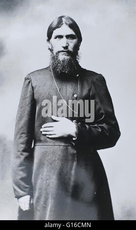 Rasputin, Russian mystic, early 20th century. Artist: Unknown Stock ...