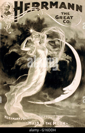 Entitled: "Herrmann the Great Co" lithograph poster created by H.C ...