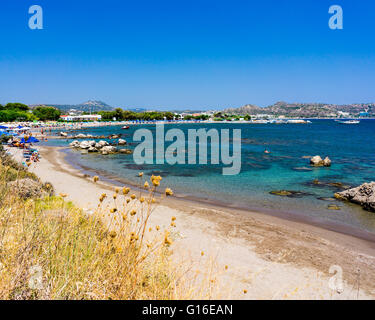 Kathara Beach Faliraki Rhodes Dodecanese Greece Europe Stock Photo - Alamy