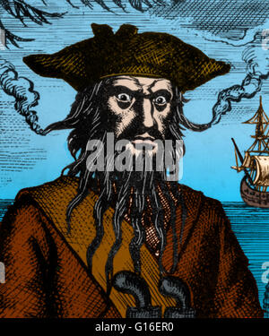 Edward Teach (1680 - November 22, 1718), better known as Blackbeard ...