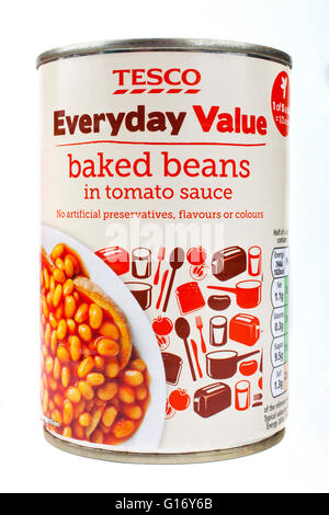 Tesco Value baked beans products of a cheap reasonable range of foods ...