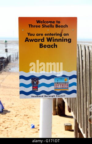 An information sign on Southend seafront Stock Photo - Alamy