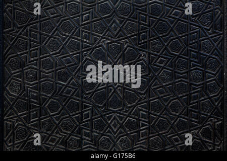 islamic pattern wooden engraving Stock Photo - Alamy