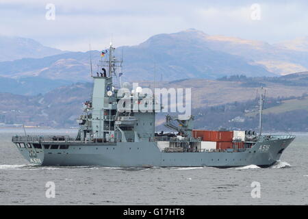 FGS Donau (A516), an Elbe-class replenishment tender operated by the ...