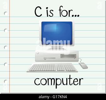 Flashcard letter M is for mouse illustration Stock Vector Image & Art ...