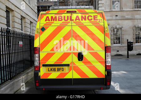 NHS sign on London Ambulance Stock Photo - Alamy