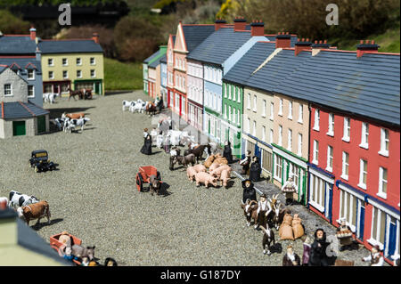 Model street scene at Clonakilty Model Railway Village, West Cork ...