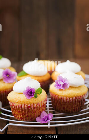 cottage cheese in a small brown bowl on a wooden background Stock Photo ...