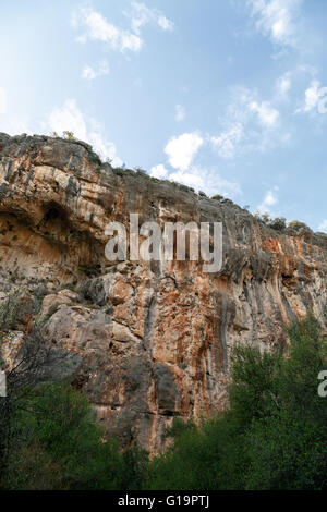 Paradise, Hell (Cennet Cehennem) cave ruins in Mersin, Turkey Stock ...
