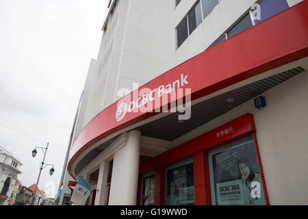 OCBC premier Banking sign in Georgetown the capital of Penang in ...