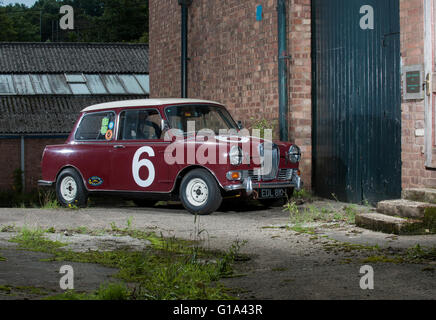 Riley Elf racing car, sedan based on classic Mini Stock Photo - Alamy