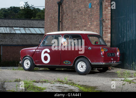 Riley Elf racing car, sedan based on classic Mini Stock Photo - Alamy