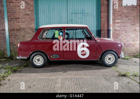 Riley Elf racing car, sedan based on classic Mini Stock Photo - Alamy