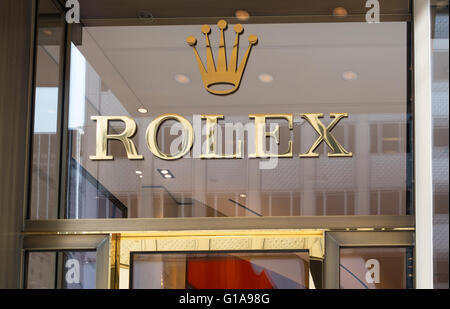 Rolex building in New York City Stock Photo - Alamy