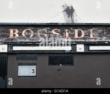 Sign erected in the Bogside, Derry, Londonderry, Northern Ireland by ...