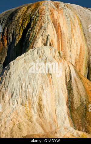 Orange Spring Mound in Mammoth Hot Spring Terraces, Yellowstone ...