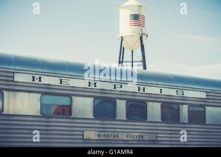 Memphis Railroad passenger car the Winston Hoover, built in 1948, in ...
