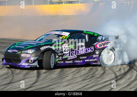 Sydney, Australia - 19th December 2015: Drift racers compete in the Hi ...