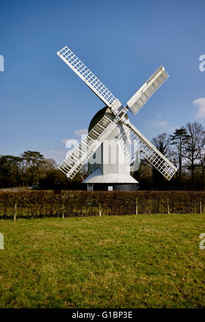 Post Wind Mill built in 1700's Stock Photo - Alamy