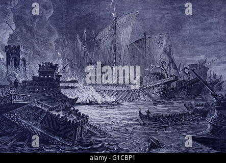 Battle of Actium Stock Photo - Alamy