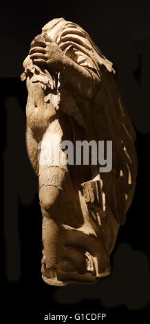 Life-size statue of sea-nymphs from the Nereid Monument, part of the ...