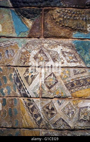 Glazed brick relief panel 6th century BC Susa, East gate of Achaemenid ...