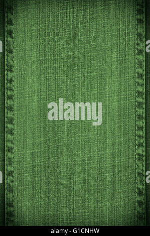 Green textile background with seams Stock Photo - Alamy