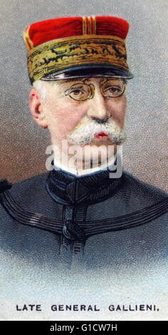 Joseph Simon Gallieni, 1849 - 1916. French general during First World ...