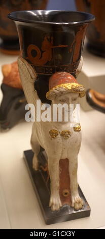 Rhyton drinking vessel in shape of ram's head, Median period, Reza ...