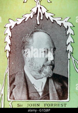 Sir John Forrest 22 August 1847 2 September 1918 Australian explorer ...