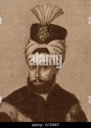 Selim III (1761 -1808) Sultan of the Ottoman Empire 1789–1807 Stock ...