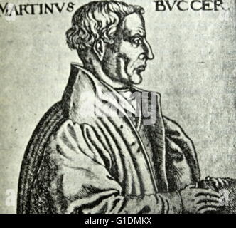 MARTIN BUCER (1491-1551) German Protestant reformer in a contemporary ...