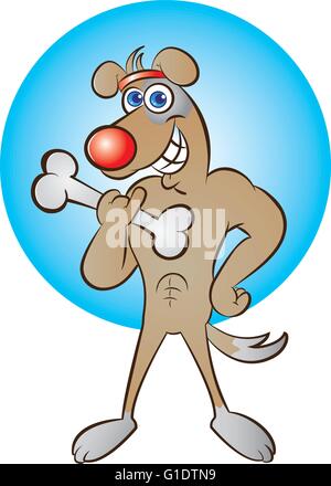 Cartoon dog gym Stock Vector Image & Art - Alamy