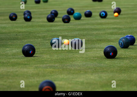 Hunstanton Cliff Parade Bowls Club, Norfolk, UK Stock Photo - Alamy