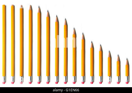 Long and Short Pencils Stock Photo - Alamy