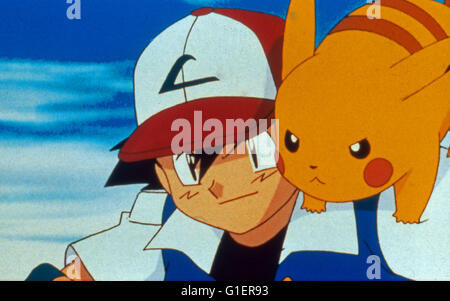 Pokemon, Animeserie, Japan 1998, Charakter: Ash Ketchum, Pikachu Stock ...