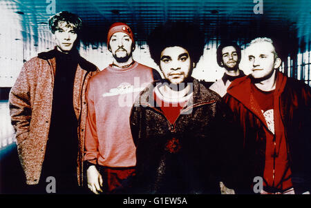 Die deutsche Band "Such A Surge" aus Braunschweig, 1990er Jahre. German ...