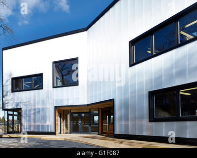 Exterior. Graveney School, Sixth Form Block, London, United Kingdom ...