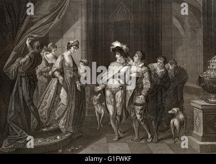 ENGLISH ROYALTY King Edgar I the Peaceable or Peaceful, King of England ...