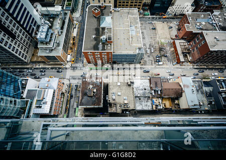 View of buildings along Adelaide Street in the Entertainment District ...