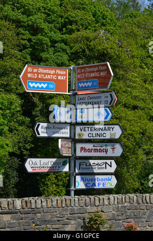 Road sign in Muff, County Donegal, Ireland Stock Photo - Alamy