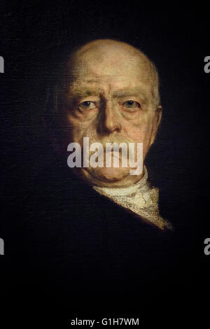 Franz von Lenbach - Bildnis Otto von Bismarck (1870 Stock Photo - Alamy