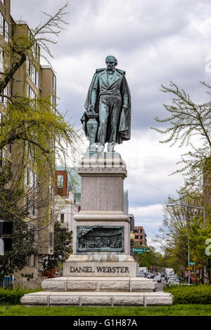 Daniel Webster Statue, Scott Circle, Washington DC Stock Photo - Alamy