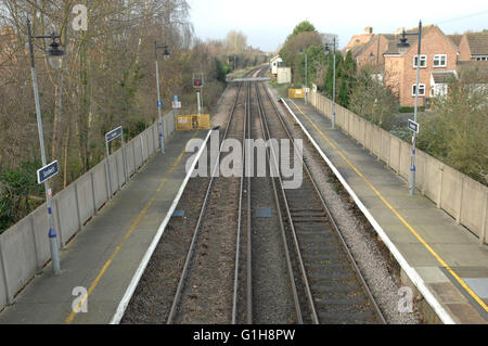 Sandwich railway station - Kent Stock Photo - Alamy
