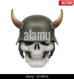 Human skulls with German Army helmet Stock Vector Image & Art - Alamy