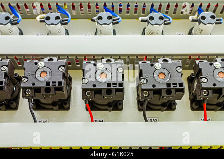 Automatic programming relay has control over electrical panel, power ...